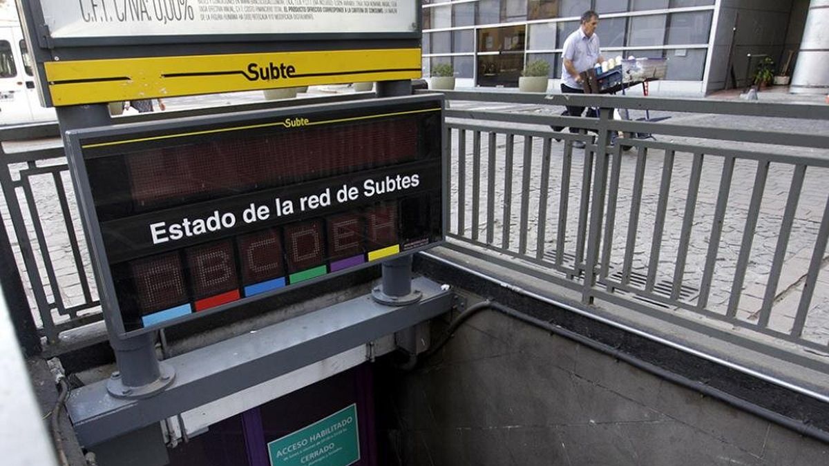 Este miércoles, paro en las seis líneas de subte y el premetro